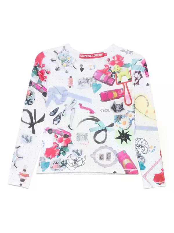 CHOPOVA LOWENA Graphic T-shirt - White