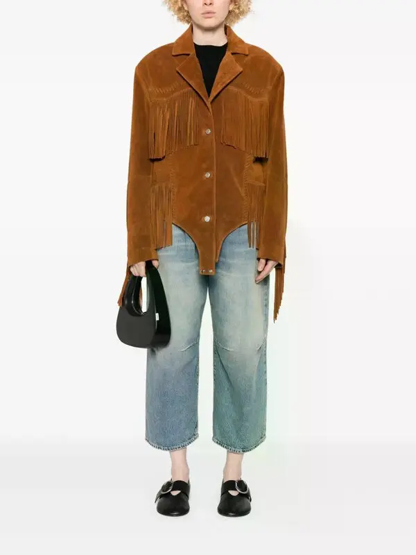 Coperni Suede Fringed Jacket