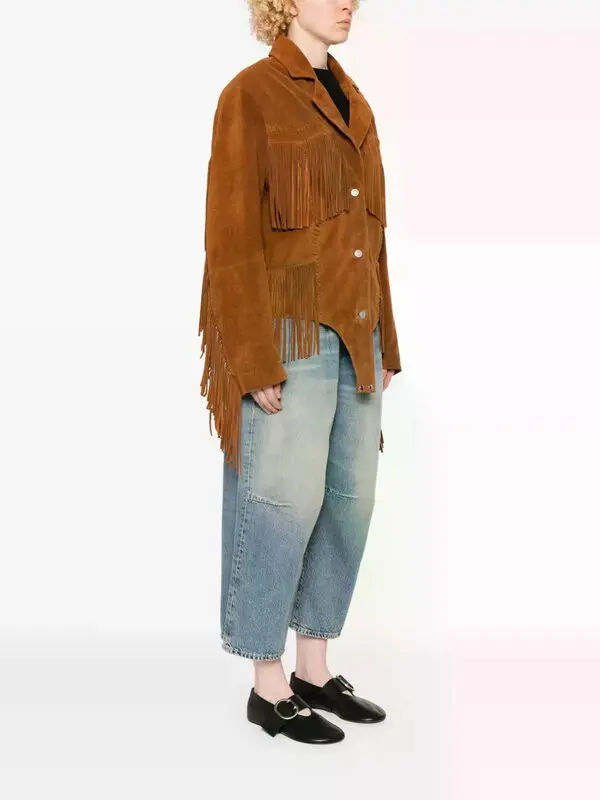 Coperni Suede Fringed Jacket