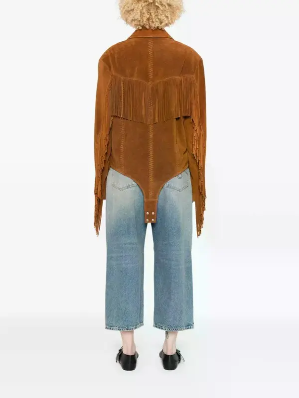 Coperni Suede Fringed Jacket