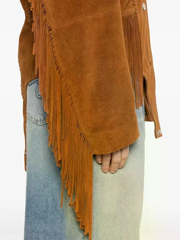 Coperni Suede Fringed Jacket