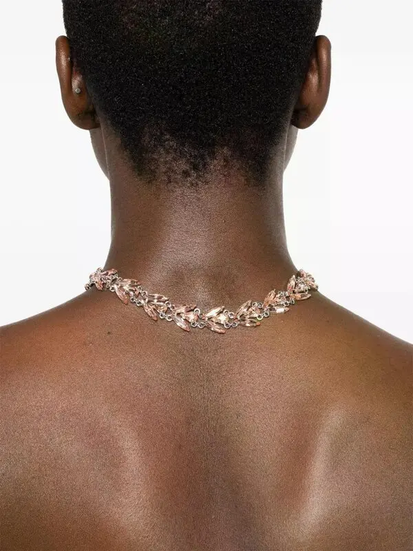 Simone Rocha Crystal Floret Necklace
