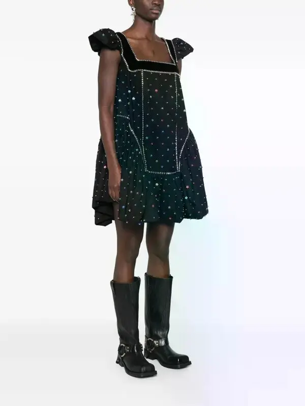 Chopova Lowena Jessie Mini Dress In Black - 44% Off | Editorialist