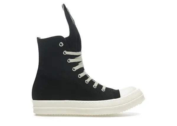 Rick Owens Hollywood High Top Sneakers - Black/milk