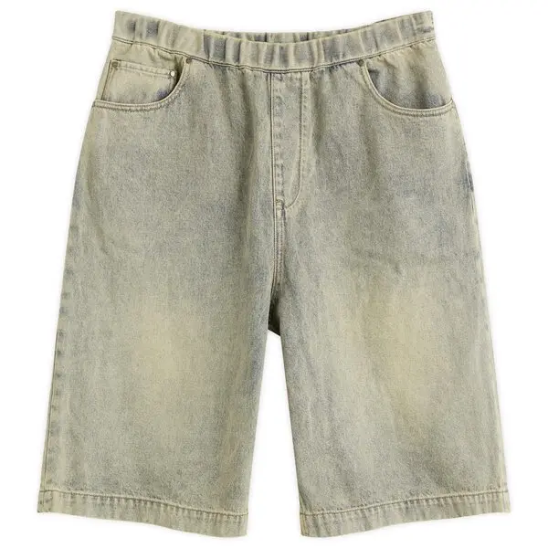 ENTIRE STUDIOS Spar Denim Shorts - Surface Wave