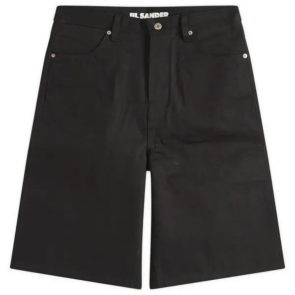 JIL SANDER Denim Shorts - Black