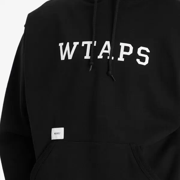 WTAPS Academy Logo Hoodie - Black | Editorialist