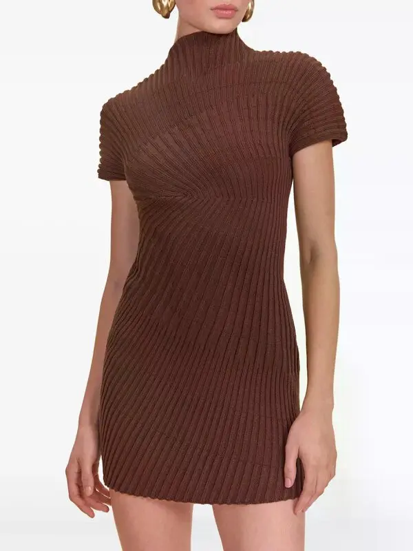 Cult Gaia Luka Mini Dress - Brown