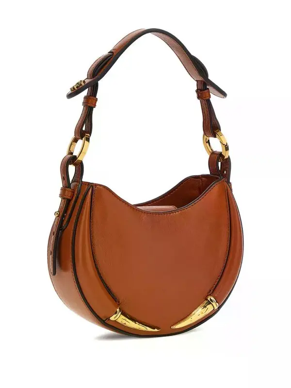 Roberto Cavalli Fang Bang Shoulder Bag - Brown