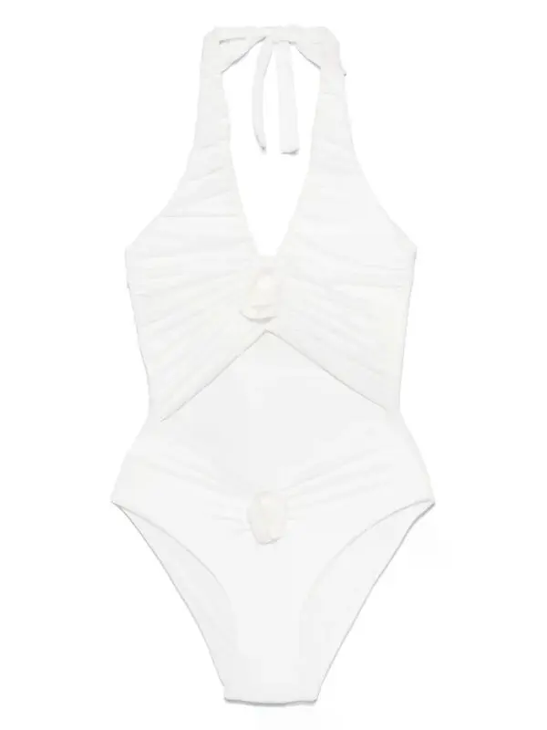 MAYGEL CORONEL Zaguan One-piece Swimsuit - White