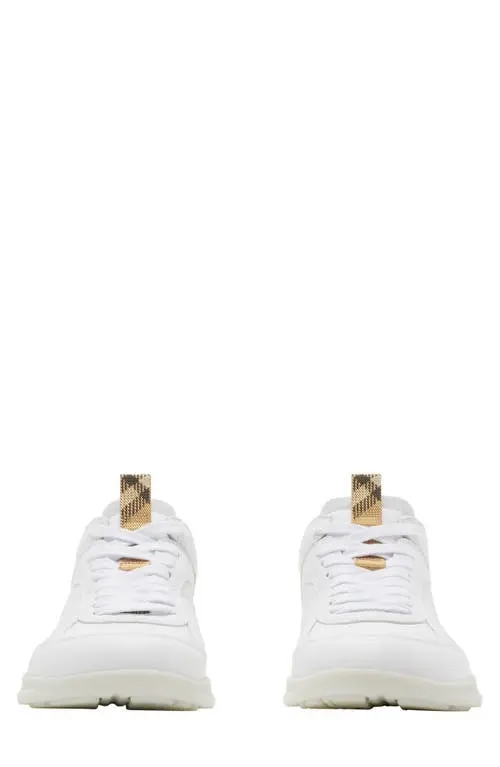 Burberry Blade Leather Sneaker - Optic White