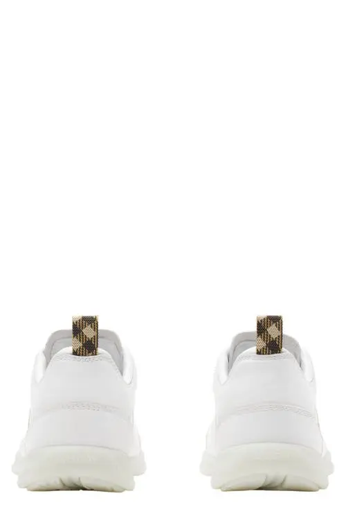 Burberry Blade Leather Sneaker - Optic White