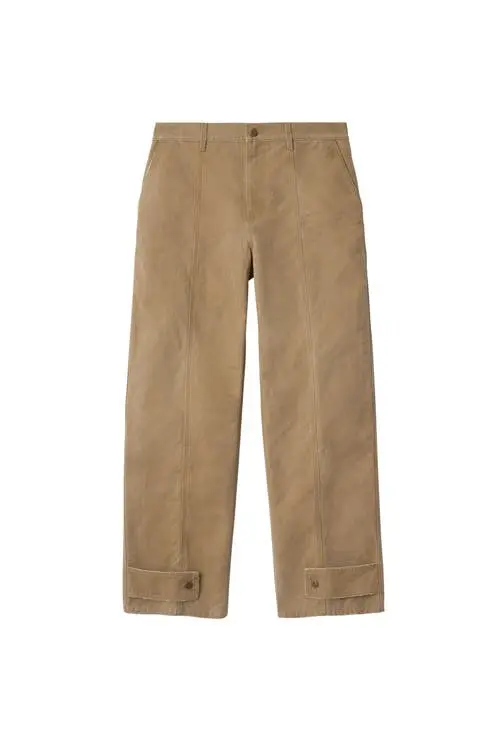 Burberry Relaxed Fit Cotton Canvas Trousers
