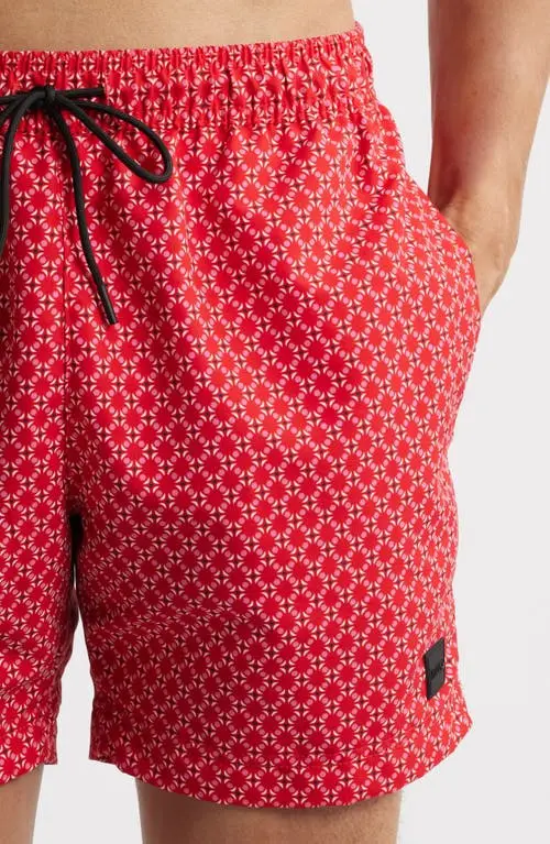 BOSS Swimwear Vibe Swim Trunks - Medium Red