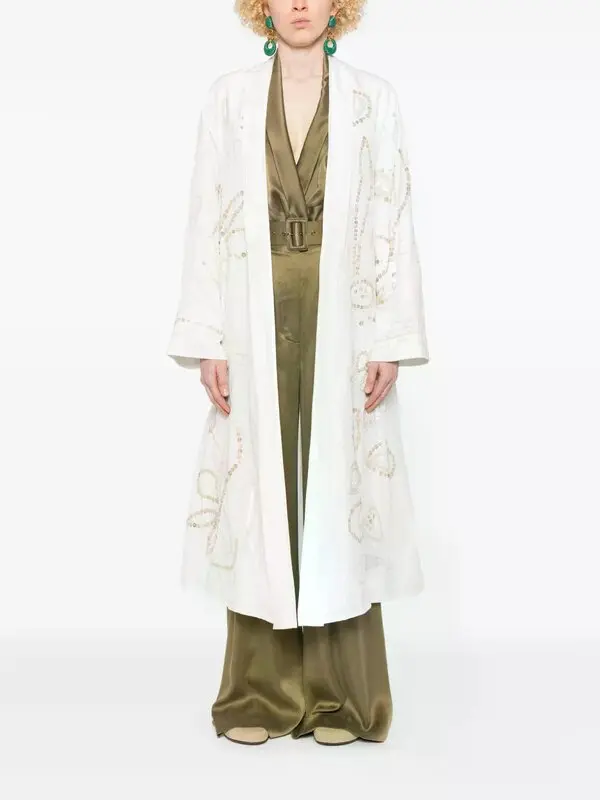 FORTE_FORTE Embroidered Coat