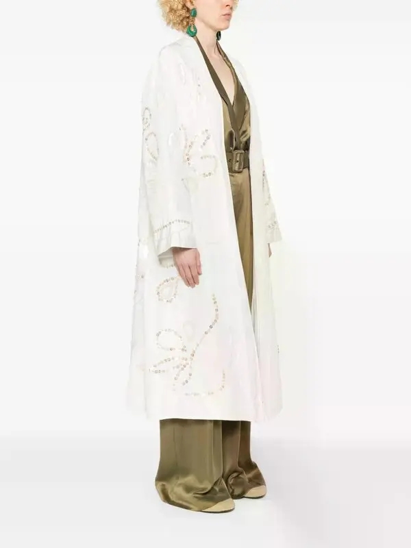 FORTE_FORTE Embroidered Coat