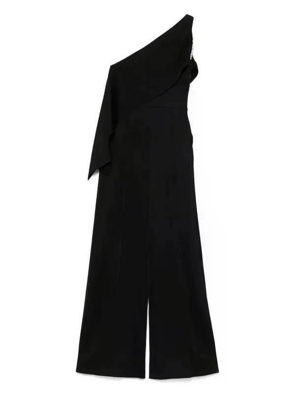 David Koma Crystal-embellished Draped Jumpsuit