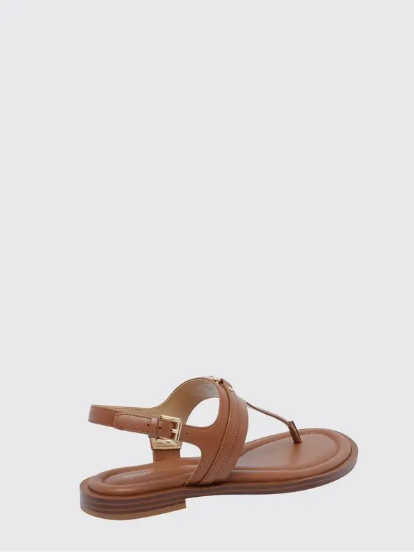Michael Kors Mandy Leather Sandals - Brown