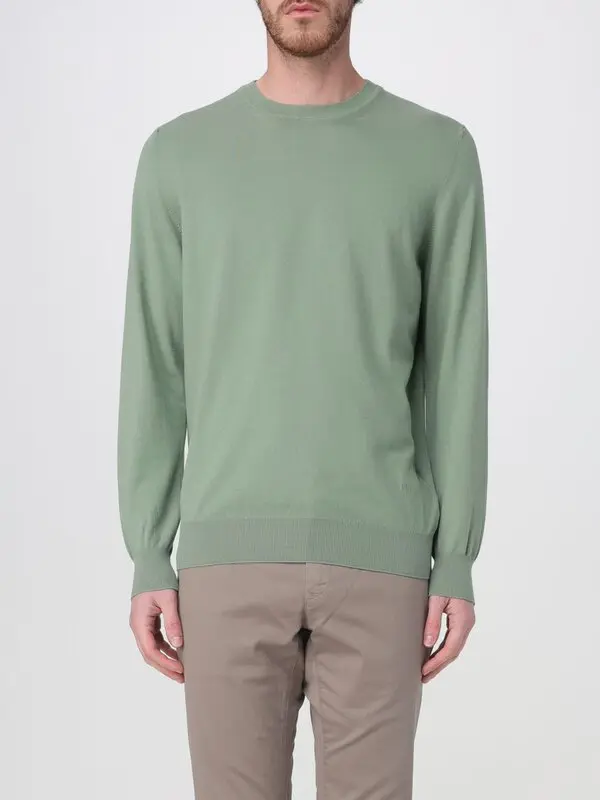 FAY Crew Neck Sweater - Green