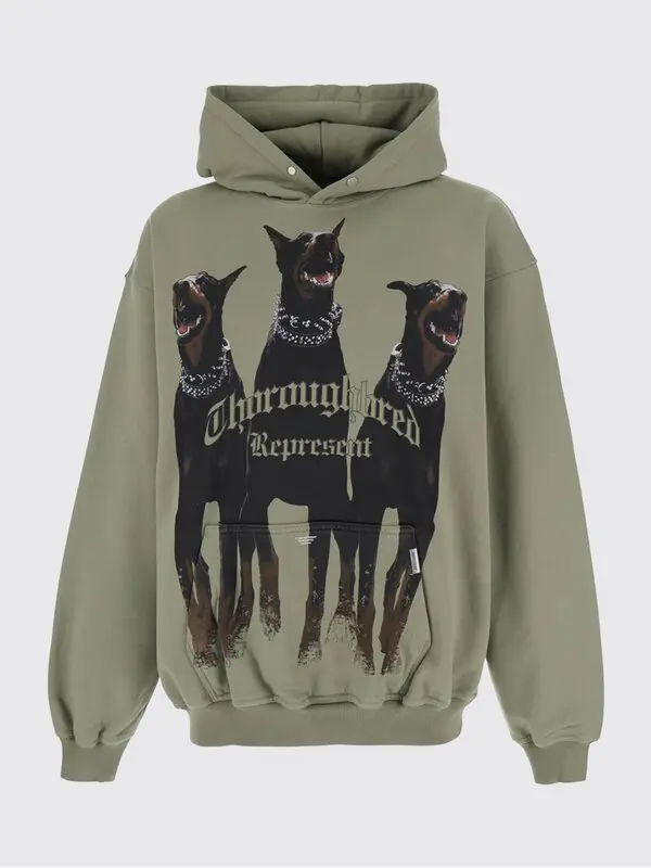 REPRESENT Thoroughbred" Graphic Hoodie - Green