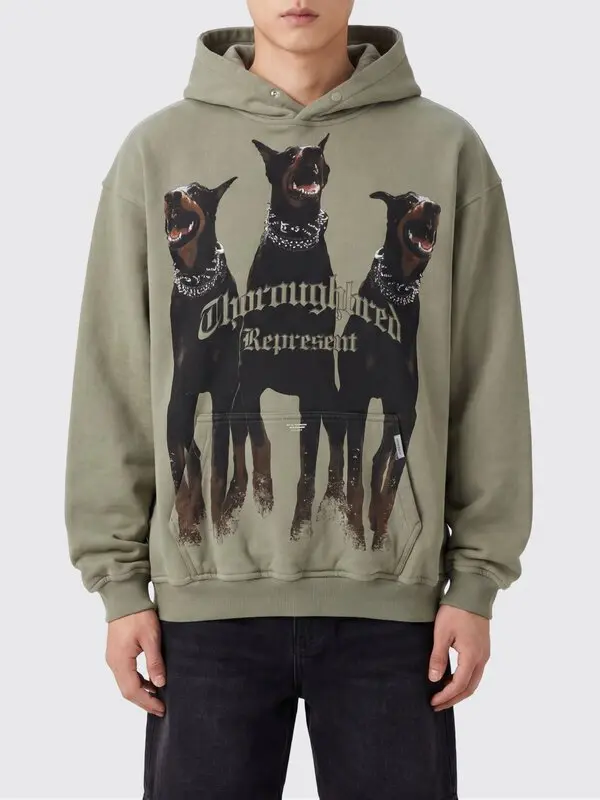 REPRESENT Hooded Sweatshirt - Green