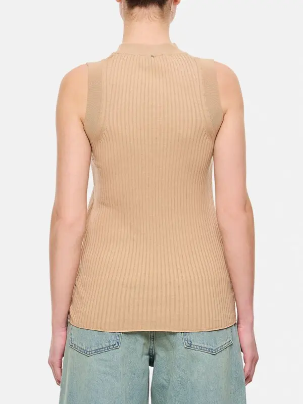 Sportmax Ribbed Knit Top