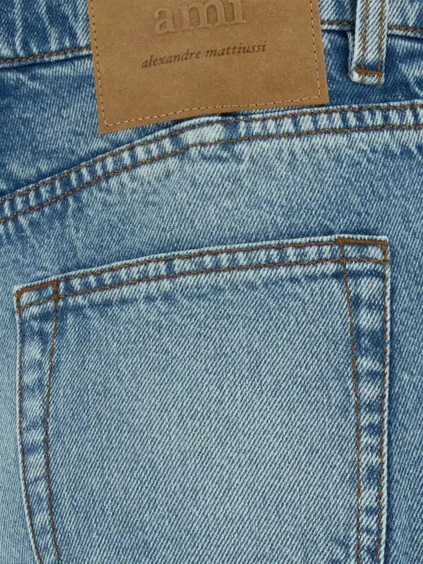 AMI Paris Wide Leg Jeans - Blue