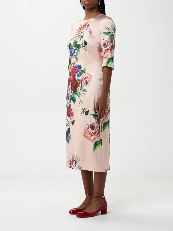 Dolce & Gabbana Floral Print Midi Dress