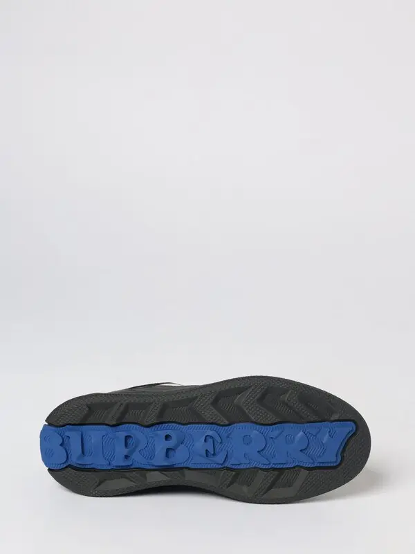 Burberry Checked Sneakers - Black