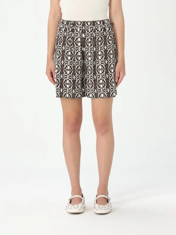 Max Mara Monogram Print Shorts - Brown