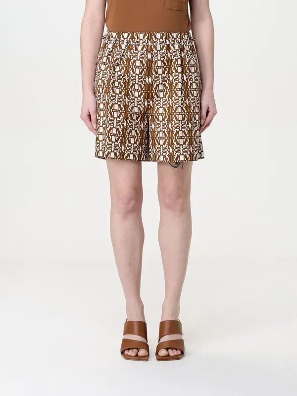 Max Mara Printed Shorts - Tobacco