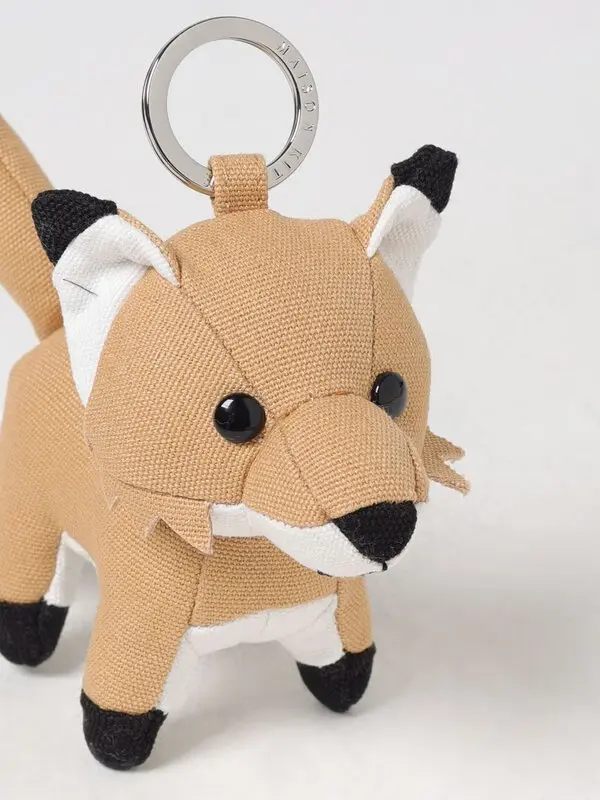 Maison Kitsuné Keyring - Beige