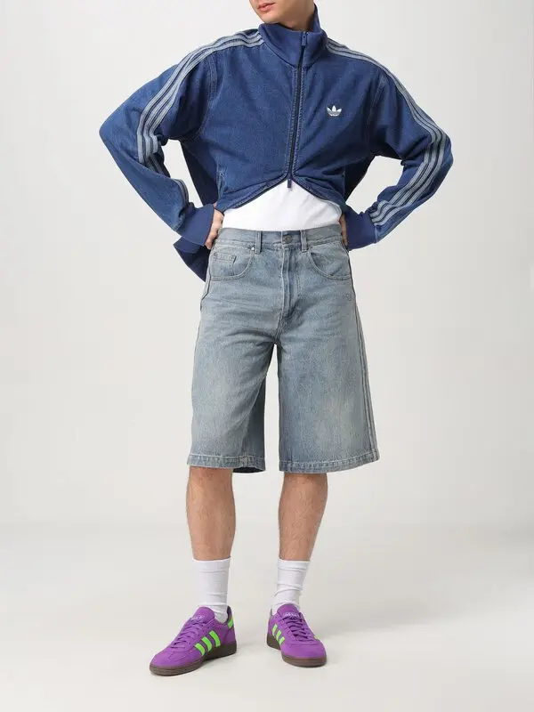 Adidas Originals By Alexander Wang Short In Blue - 11% Off