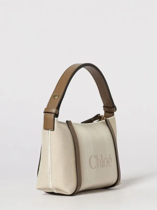 Chloé Carry Cotton Bag With Jacquard Logo