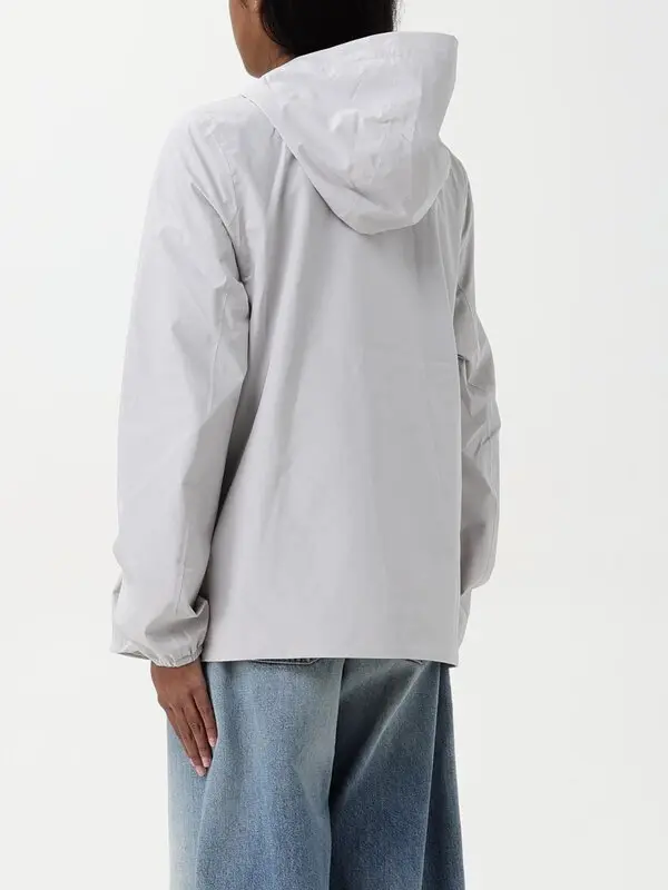 K-WAY Hooded Zip-up Jacket - Grey