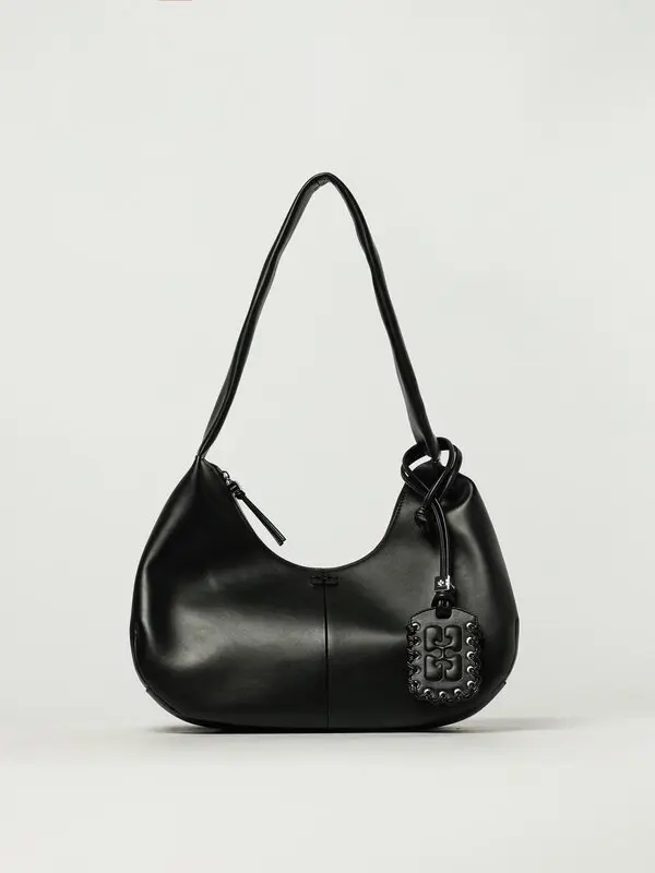 GANNI Shoulder Bag - Black