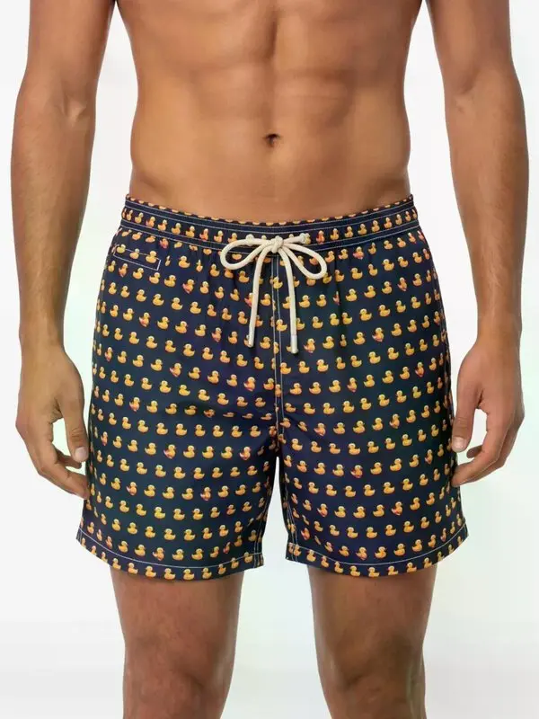 MC2 SAINT BARTH Printed Swim Shorts - Blue