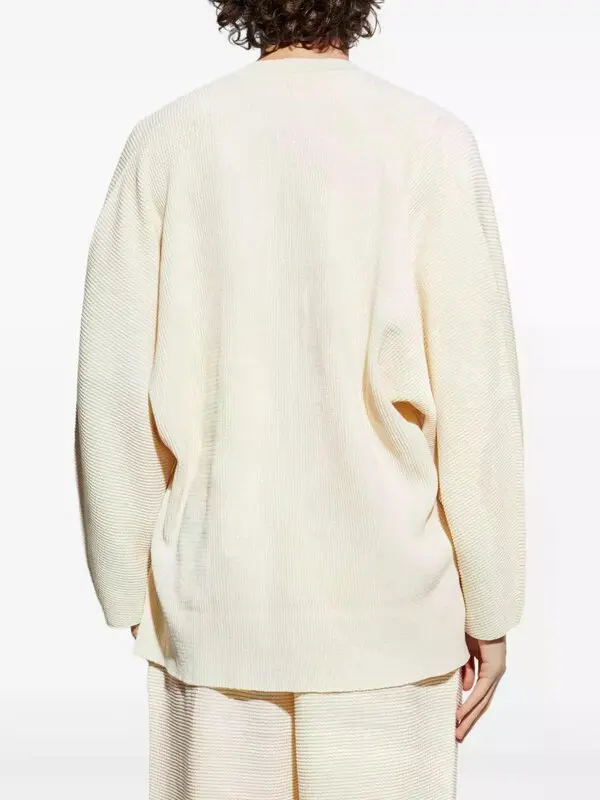 Issey Miyake Cotton Sweater - Neutrals