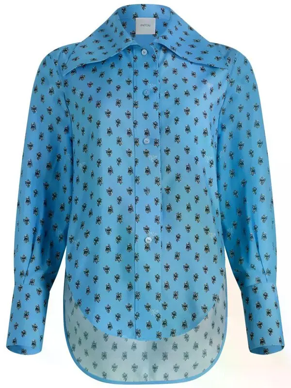 PATOU Printed Shirt - Blue