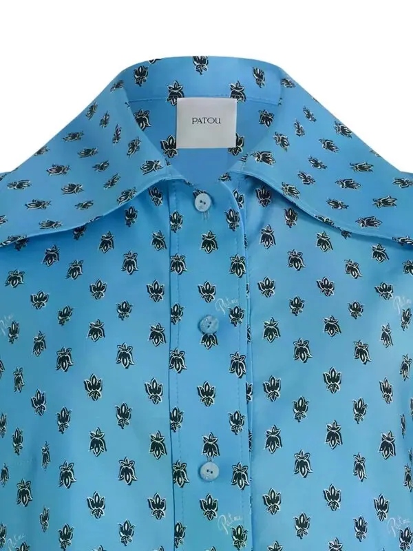 PATOU Printed Shirt - Blue