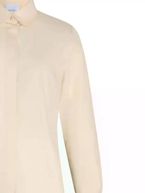 PATOU Tailored Poplin Shirt - Neutrals