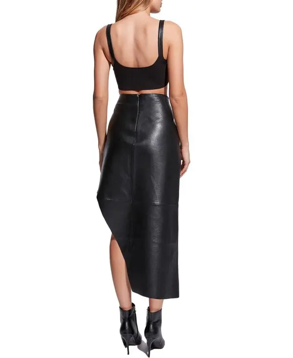 AS By DF Fallon Recycled Leather Skirt
