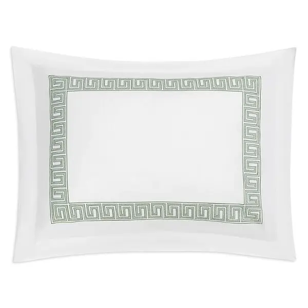 MATOUK Ophelia Percale Standard Sham - Clover