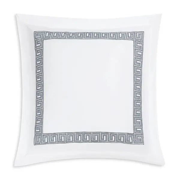 MATOUK Ophelia Percale Euro Sham - Indigo
