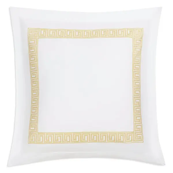 MATOUK Ophelia Percale Euro Sham - Lemon