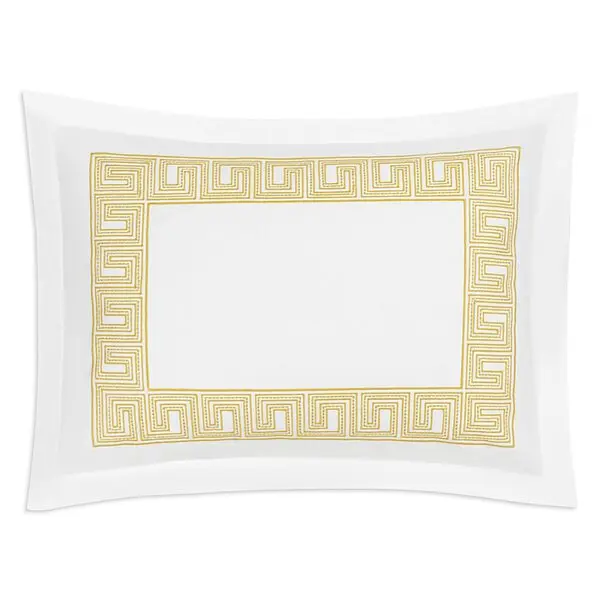 MATOUK Ophelia Percale Boudoir Sham - Lemon