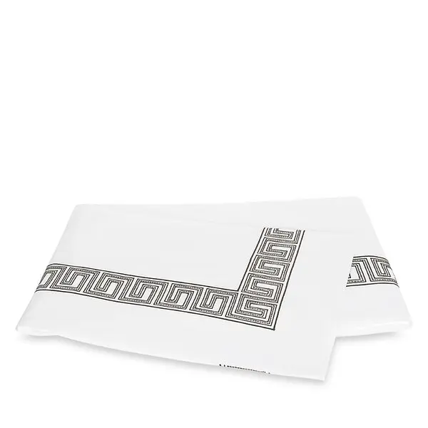 MATOUK Ophelia Percale Flat Sheet, Full/queen - Mocha