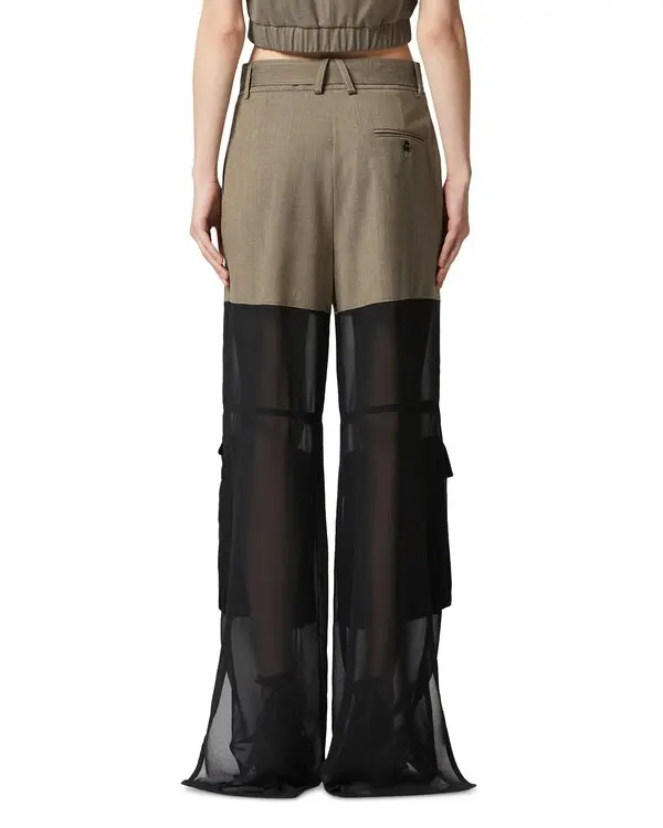 Pinko River Mixed Media Pants