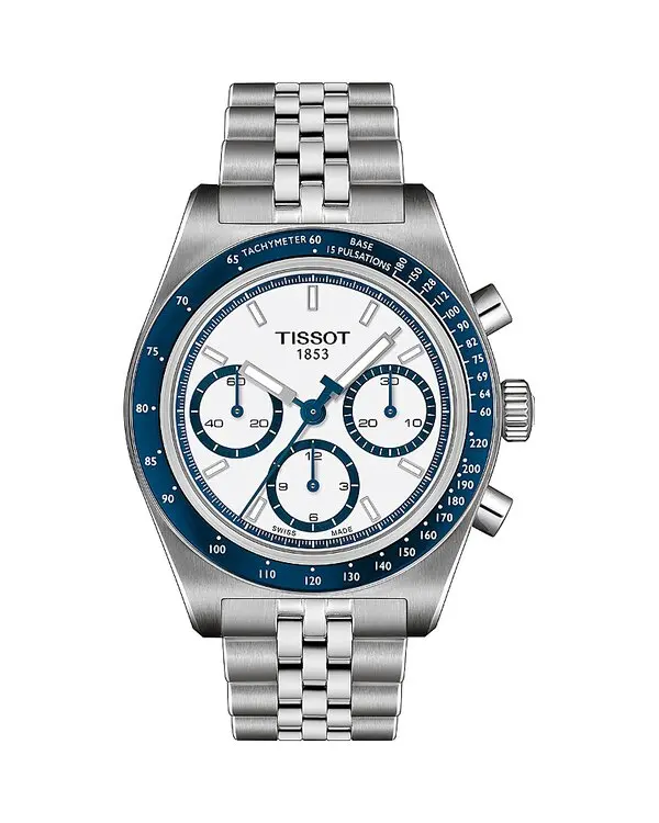 TISSOT Pr516 Chronograph Watch, 40mm - White/silver
