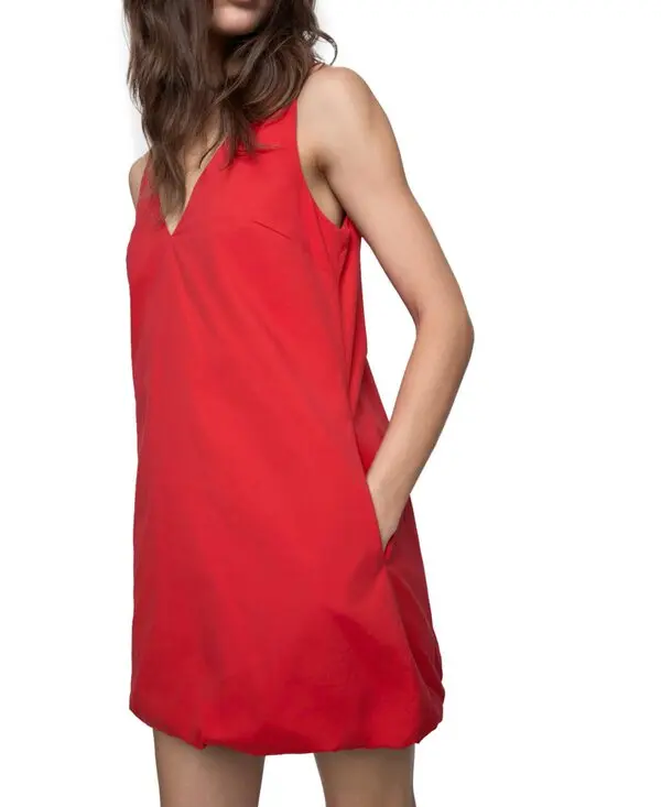 Rebecca Minkoff Leia Bubble Mini Dress - Red